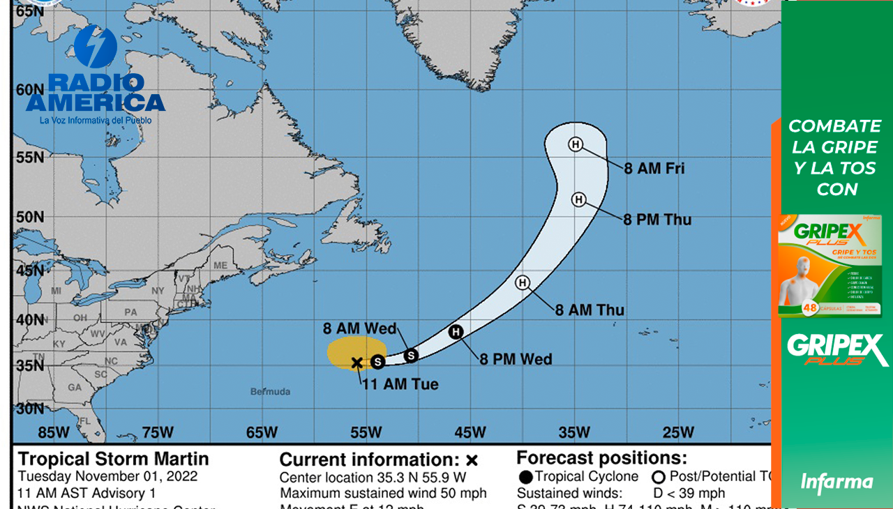 El huracán Lisa toca tierra cerca de Ciudad de Belice con vientos de 140 km/h